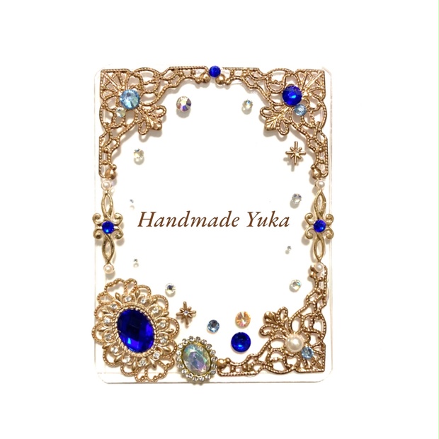 4.硬質ケース♡シャイニーブルーホログラム - Handmade Yuka - BOOTH