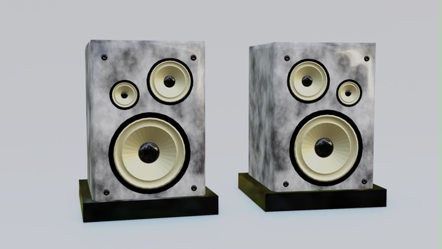 【3Dモデル】スピーカー - 3Dcat - BOOTH
