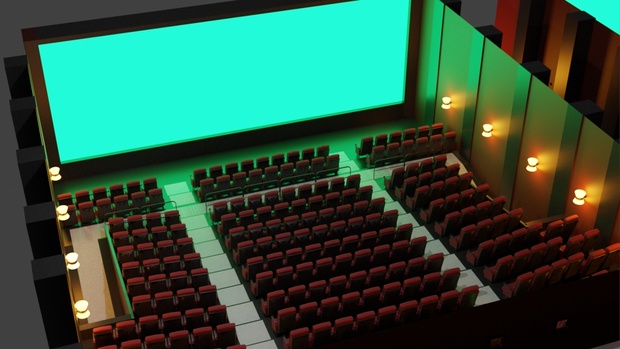 映画観【3DCG】 - 3Dcat - BOOTH