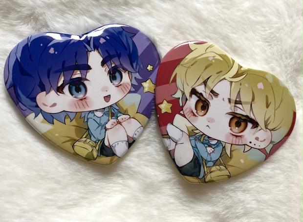 はじふたのハート缶バッジ - rukaruka_j.shop - BOOTH