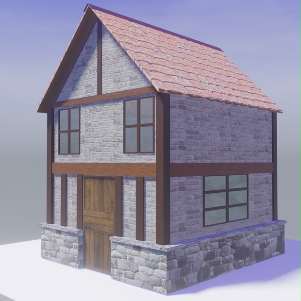 中世風の家 - auur-blender - BOOTH 中世風の家 - auur-blender - BOOTH