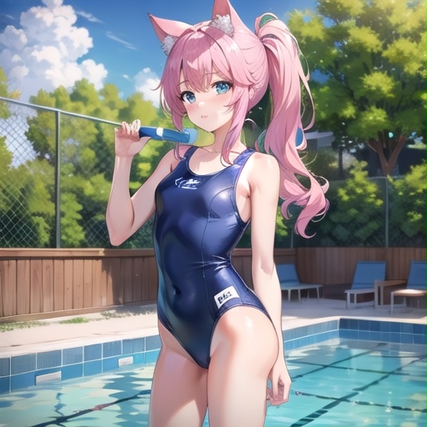 ねこたんパック1 (プール編) - neko-suzu - BOOTH