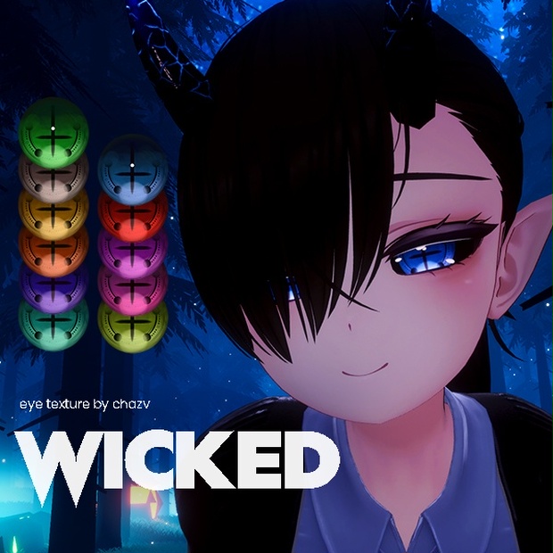 [VRCHAT EYE TEXTURE] Wicked - Chazv Studio - BOOTH