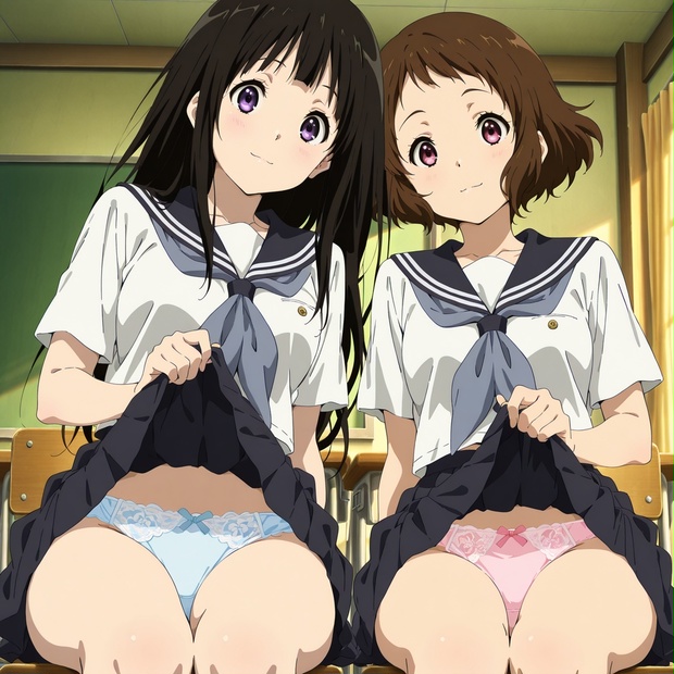 古典部員のパンツ2【297枚】 - 五本木ポメのAIイラスト屋 - BOOTH