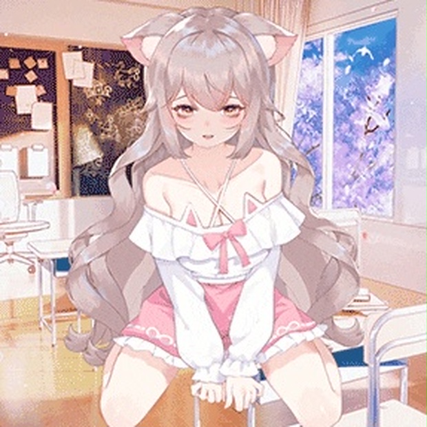 【Vts】【VTuber向け】【粉猫】Vtuberライブダイナミックな新着/バーチャルキャスターVTSダイナミックペンダント - 小fa朵实验室 - BOOTH