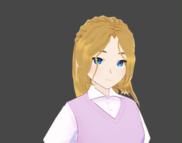 [Vroid Hairstyle Preset, Free] Lovely Hair - lousiestraccoon - BOOTH