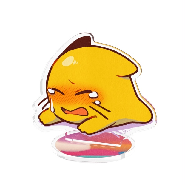【アクリルフィギュア】泣いてるBlobcatちゃん - komad (DX) - BOOTH