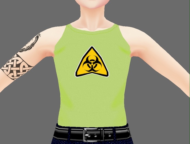 バイオハザードタンクトップグリーン Biohazard tank top Green - setosclothes - BOOTH
