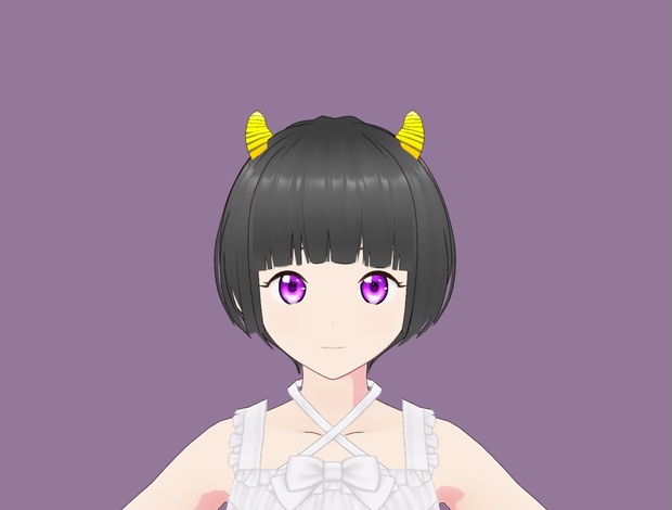 FREE - Space Oni Horn Preset for VRoid Stable - lampdevil - BOOTH