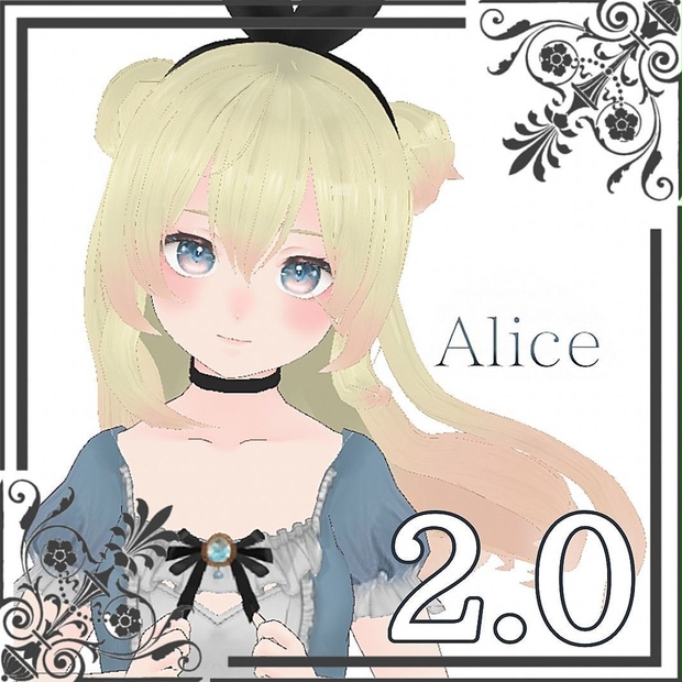 【Vroid製3Dモデル】Alice－アリーチェ－ - 犬山いぬぽえるSHOP - BOOTH