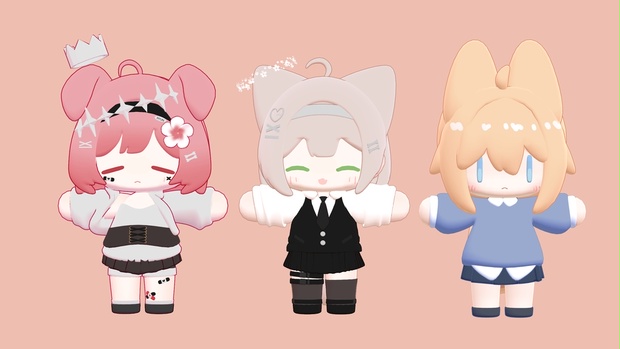 VRChat custom avatar Modeling (For commission Payment) - keep-muted - BOOTH