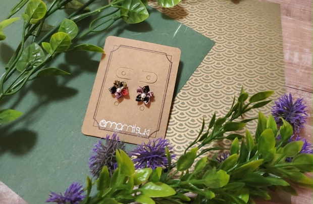 モチーフピアス - amamitsuki - BOOTH