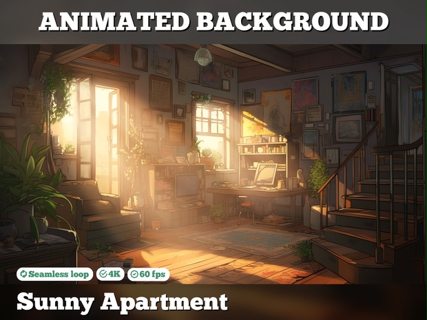 Vtuber Background Animated, Animated Background, stream room background ...