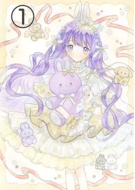 【過去作・ポストカード】①〜③ - violet - BOOTH