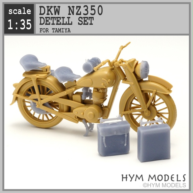 1/35 DKW NZ350 ドイツ軍用オートバイ ディテールアップセット Ⅱ - HYM MODELS - BOOTH