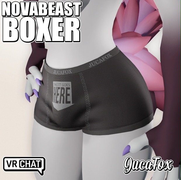 [VRCHAT] Novabeast boxer underwear - JucaFox - BOOTH