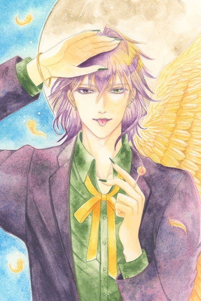 金翼の青年 - Goldkuma - BOOTH