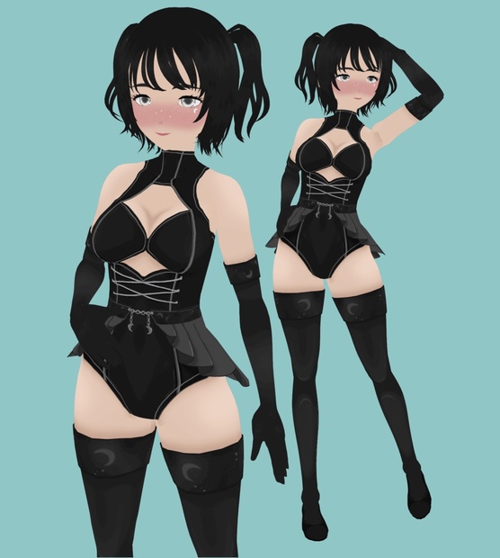 VRoid | Celestial Skirt Bodysuit | VRoid 1.0+ - shellbunny - BOOTH