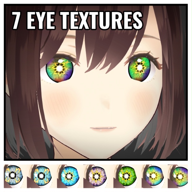 [7]【VRoid】Eye Textures - xellius - BOOTH