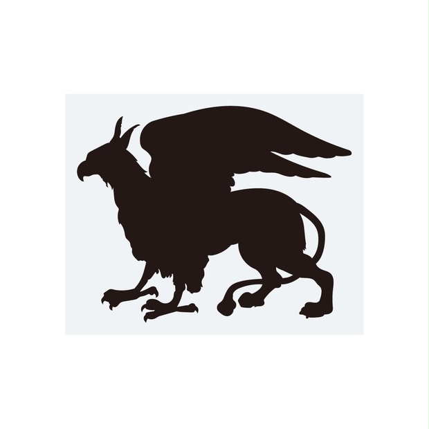 ステッカー グリフォン - puikko - BOOTH