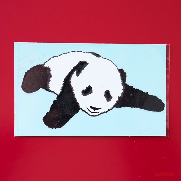 ステッカー パンダ5（重ね貼りタイプ） - puikko - BOOTH