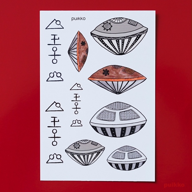 タトゥーシール うつろ舟 - puikko - BOOTH