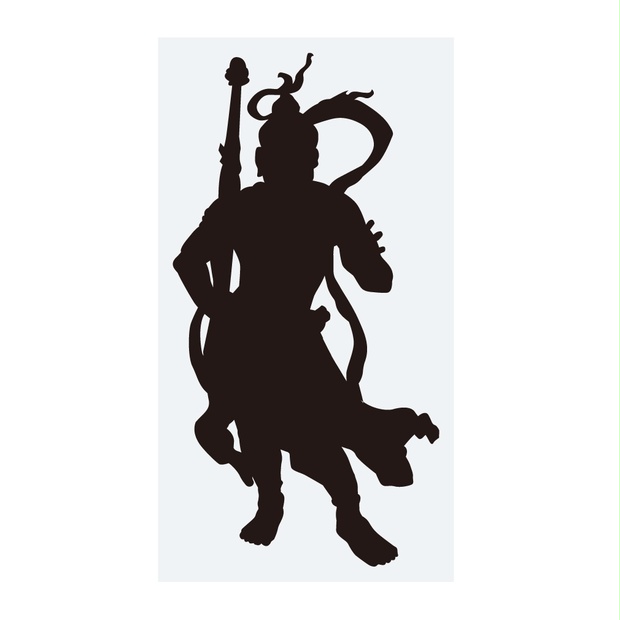 ステッカー 金剛力士像 阿形像 - puikko（4/11〜15発送休止） - BOOTH