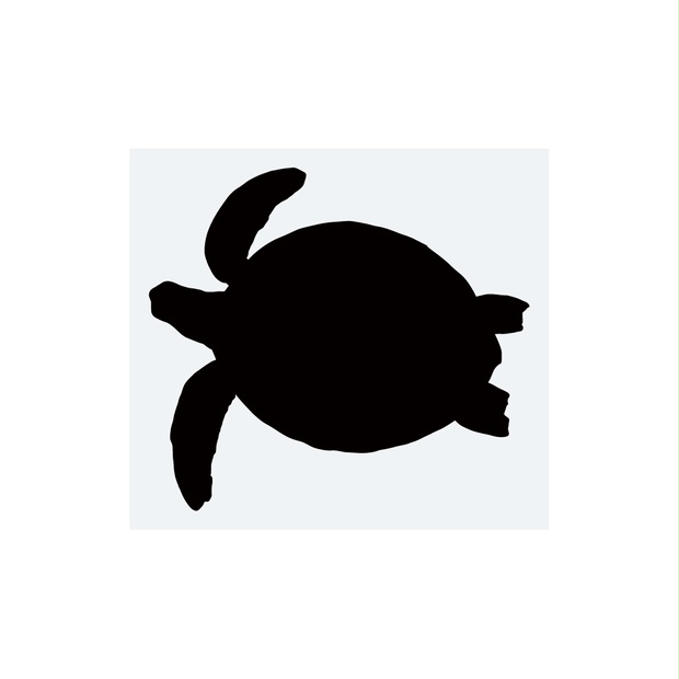 ステッカー ウミガメ3 - puikko - BOOTH