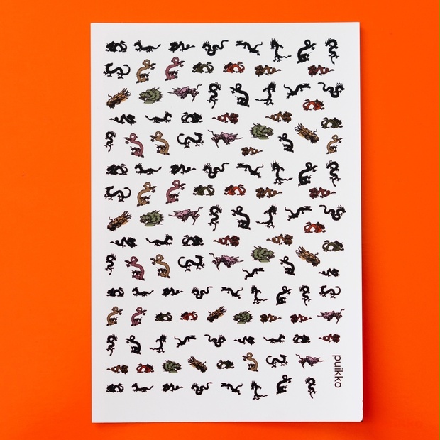 ネイルシール 龍 - puikko - BOOTH