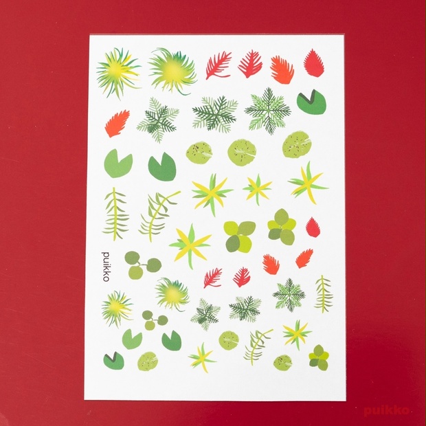 レジン封入用フィルム 上から見た水草2 - puikko - BOOTH