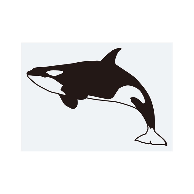ステッカー シャチ2 - puikko - BOOTH