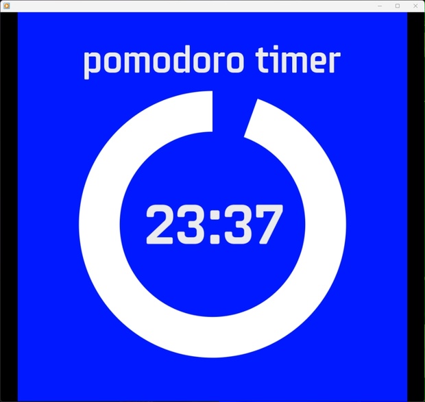ポモドーロタイマー/pomodoro timer [25/5] - barannokoru - BOOTH
