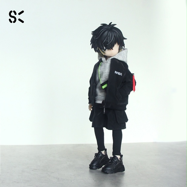 SK Couture 16-22cm Doll フライトジャケット スポーツシューズ Obitsu 22 Pico Neemo ...
