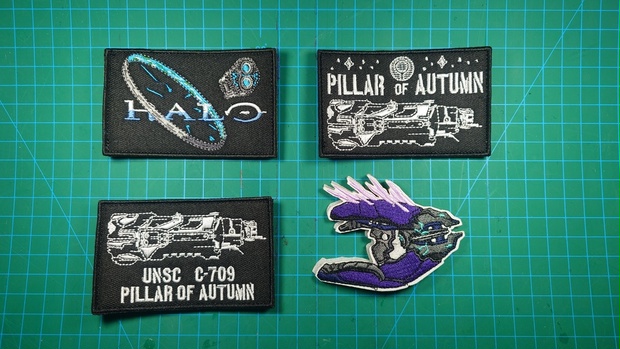 Patch Halo (franchise) Pillar of Autumn, C709, UNSC, T-33 GML =1= - 丘比 ...
