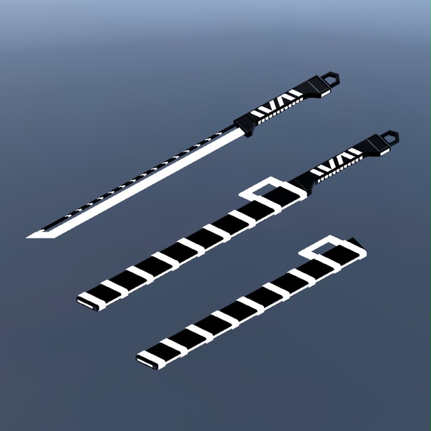 Trailess visitor - Sword / Machete - Crystal Valley Forge - BOOTH