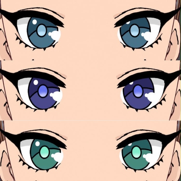 VRoid Hero Eye Texture - K.ShiRei - BOOTH