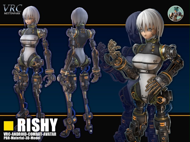 RISHY 3D Model Character - めっちんパーク - BOOTH