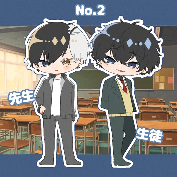 やまさく教師ぱろアクスタNo.2 - tio-miya - BOOTH