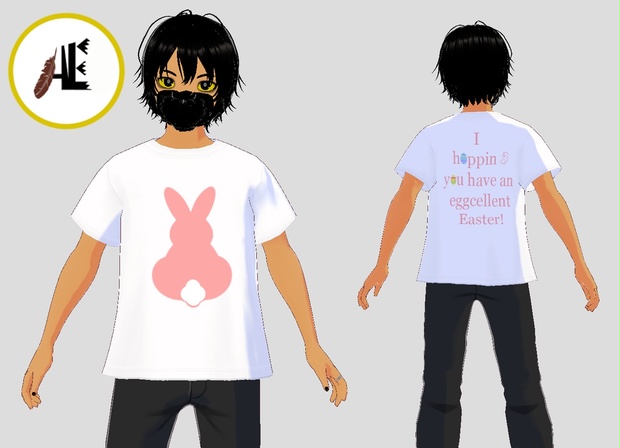 FREE VRoid Easter shirt (3 colors) - thraeshervt - BOOTH