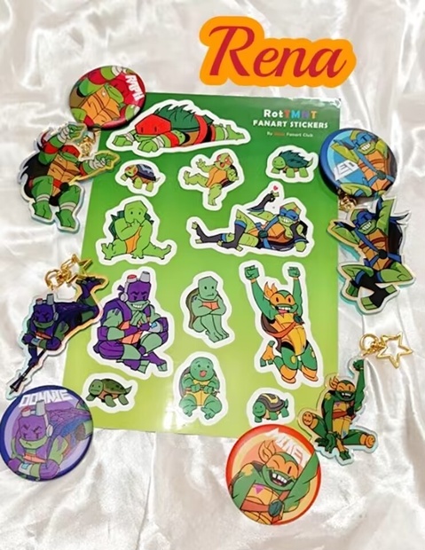 [TMNT2018] TMNT Sticker - ayusakura - BOOTH