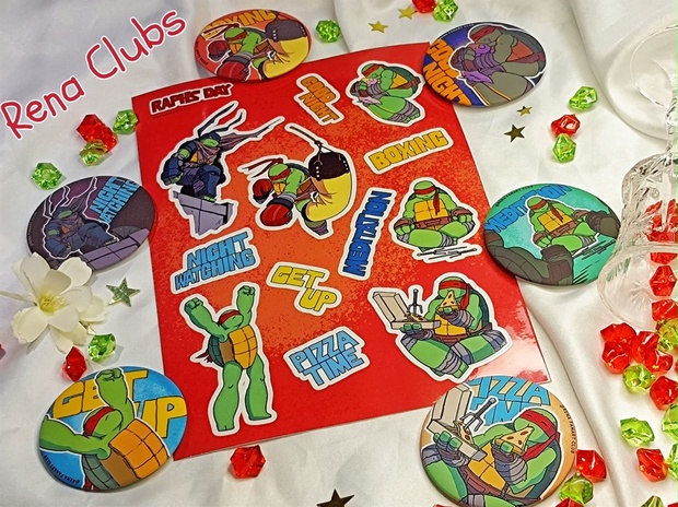 [TMNT] TMNT V5 Raphael Sticker - ayusakura - BOOTH