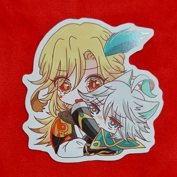 カヴェアルｲﾔｲﾔﾈｺﾁｬﾝダイカットシール - chibiko - BOOTH