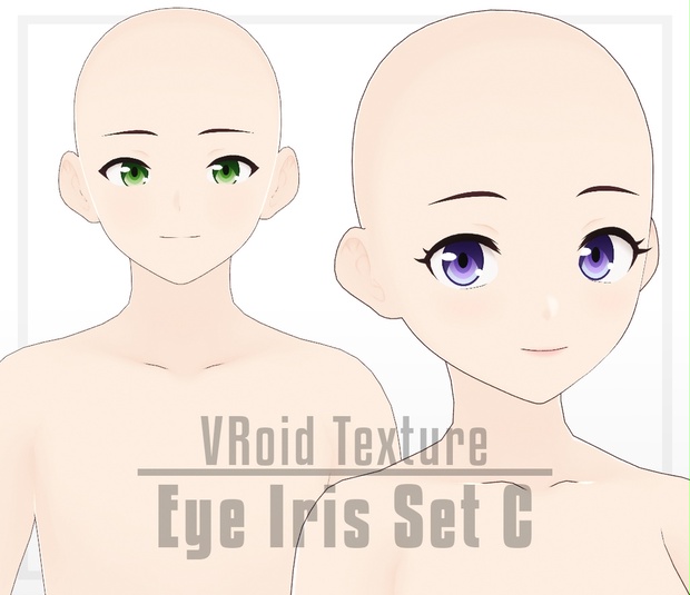 VRoid Texture - Eye Iris Set C - LittleMoxie's Madhouse - BOOTH