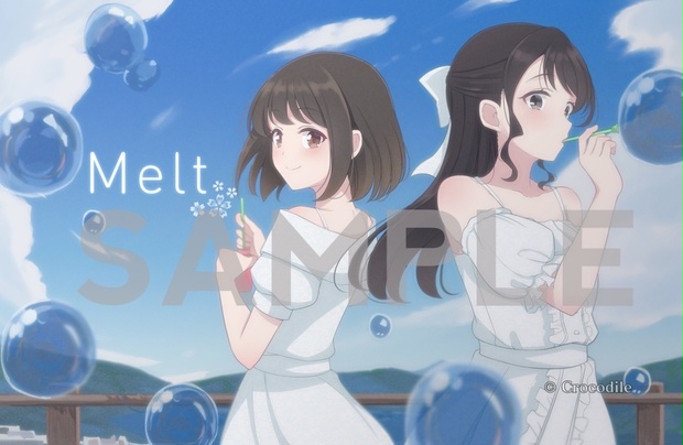【ゆりまり】『Melt』ダウンロードカード - クロコダイルofficial - BOOTH