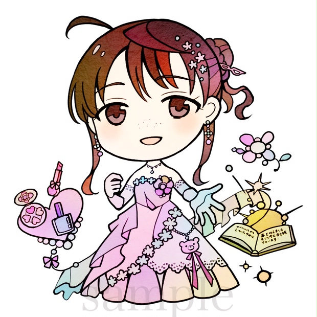 奥山沙織ちゃんアクリルキーホルダー・アクリルスタンド - Karindrops - BOOTH