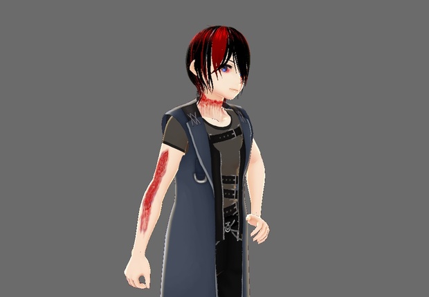 Vroid Body Blood details (Arm,Throat&eye) - Akira's Creations - BOOTH
