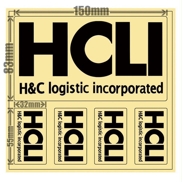 HCLIステッカー[black] - PONPON online - BOOTH