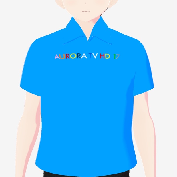 Aurora TV HD 17 Shirt - AEG VTuber Shop - BOOTH