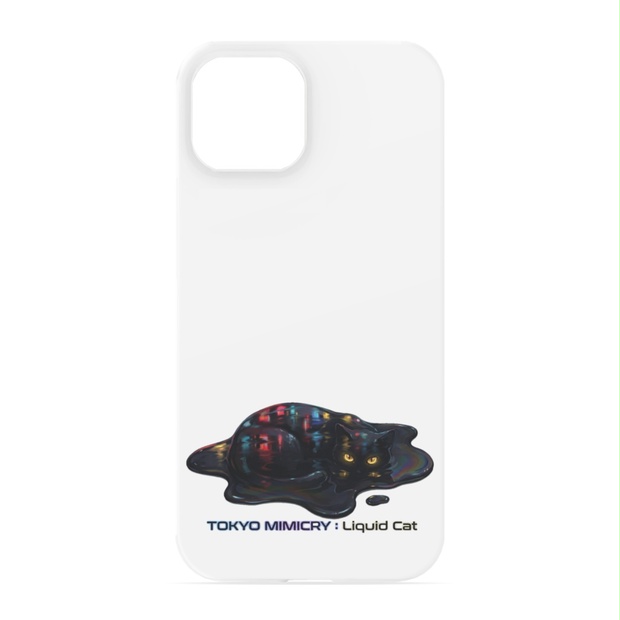TOKYO MIMICRY : Liquid Cat スマホケース - 39ramnt - BOOTH