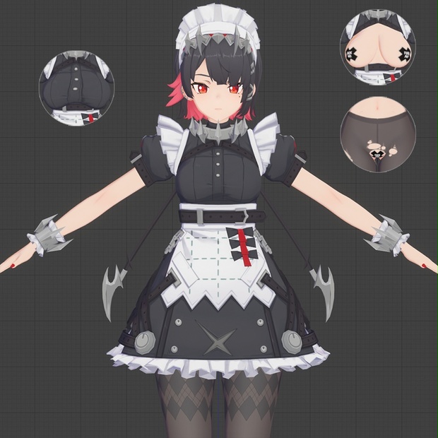 Ellen ZZZモデル配布ver1.03 - Kirito - BOOTH